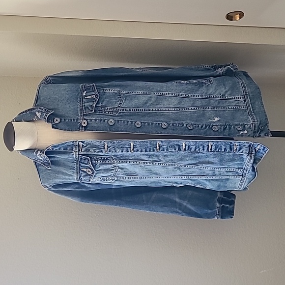 torrid | Jackets & Coats | Torrid Long Line Denim Jacket | Poshmark